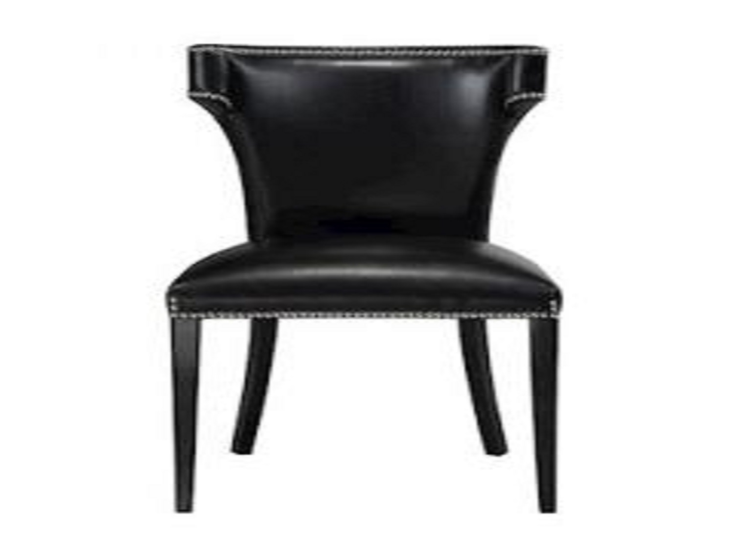 Brooklyn Black Leatherette Dining Chair